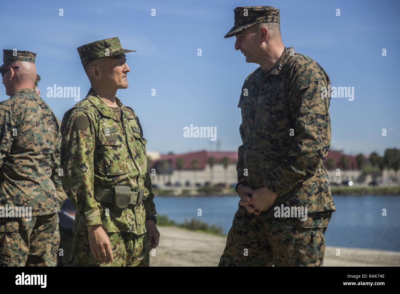 Major General Daniel J. O'Donohue, 1st Marine Division commanding ...