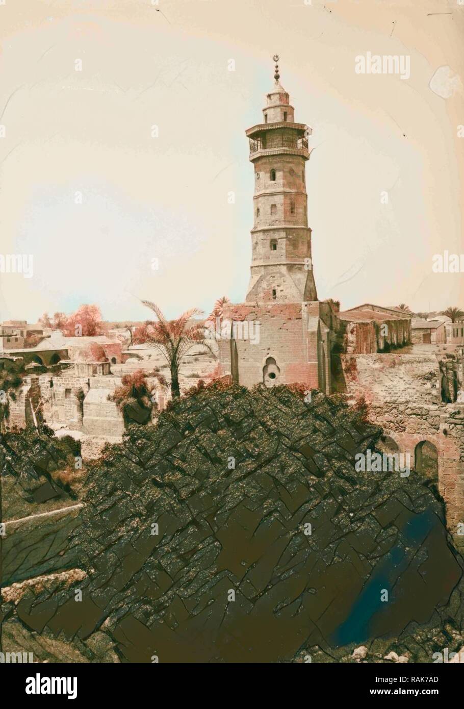 Southern Palestine Gaza, from the east 1900, Gaza Strip, Gaza ...