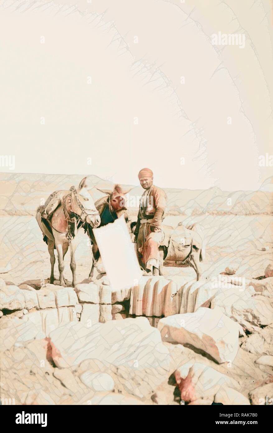 Southern Palestine Old well at Beersheba 1900, Israel, Beersheba ...