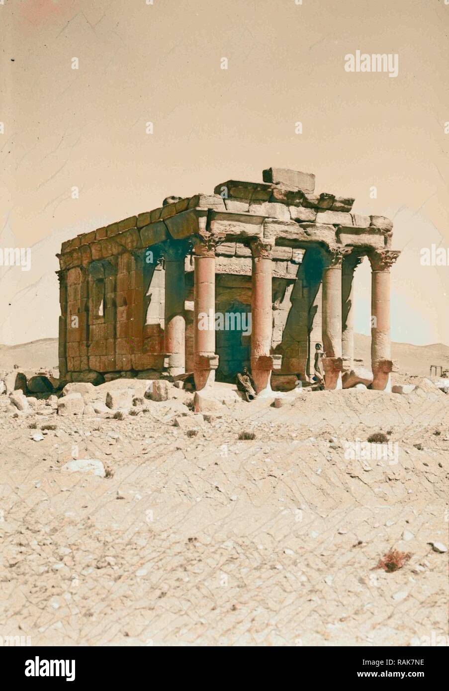 Palmyra Tadmor, Well-preserved temple of the king's mother 1900, Syria ...