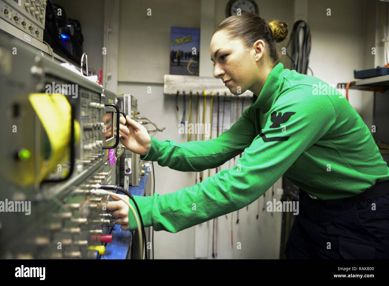 U.S. 5TH FLEET AREA OF OPERATIONS (Feb. 9, 2017) Aviation Electronics ...