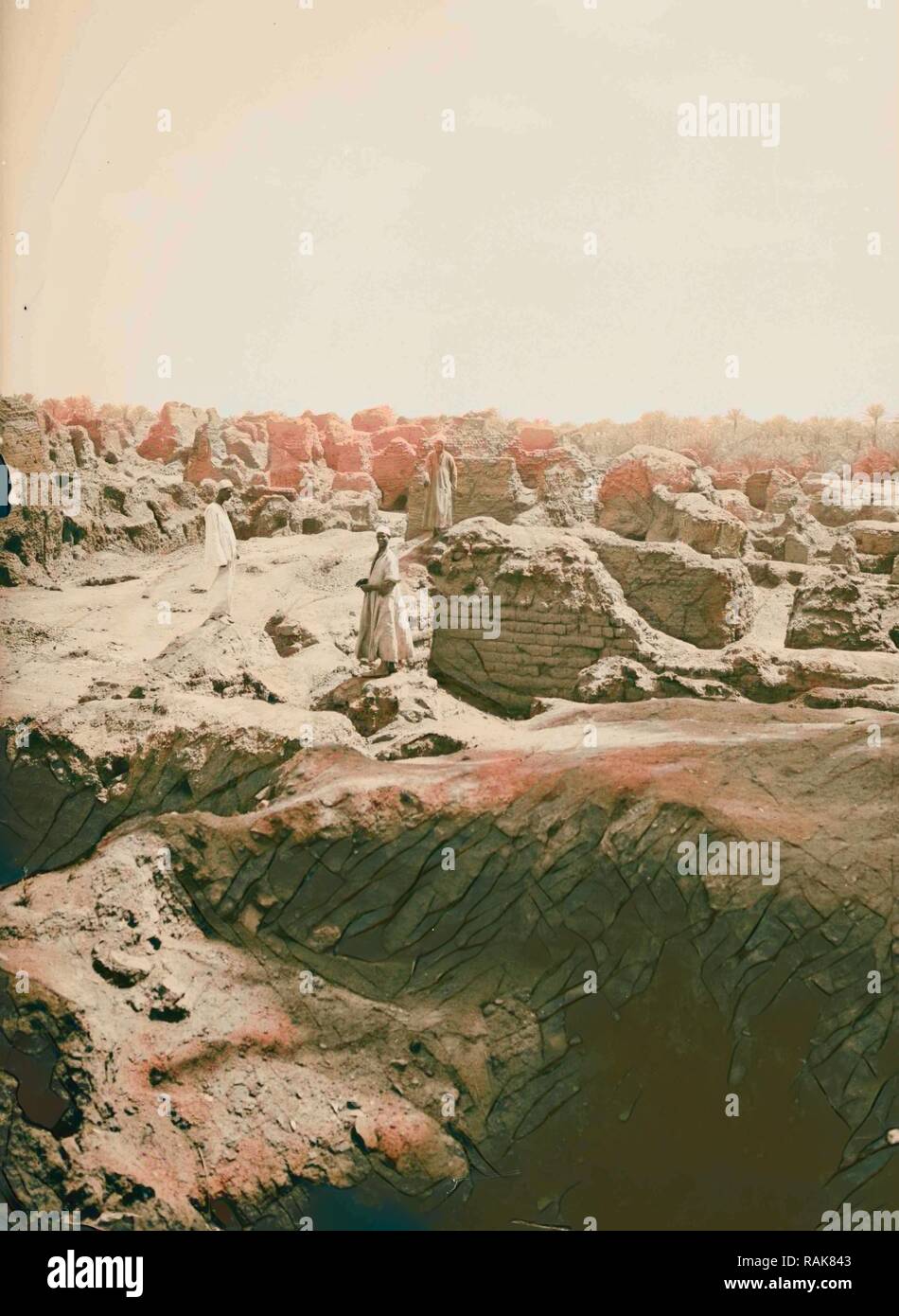 Egyptian views The pyramids of Gizeh. Site of ancient Memphis 1900 ...