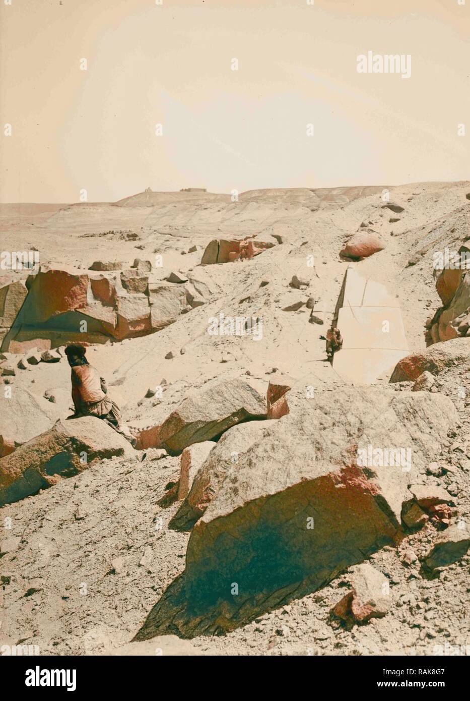 Egyptian views Assuan and Philae. The northern quarries at Assuan 1900 ...