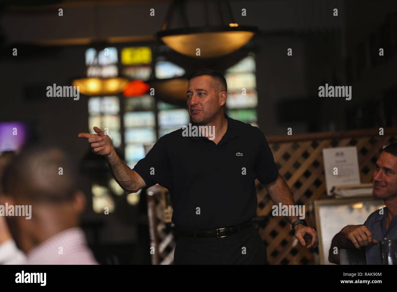 U.S. Marine Corps Sgt. Maj. Anthony A. Spadaro, senior enlisted leader ...