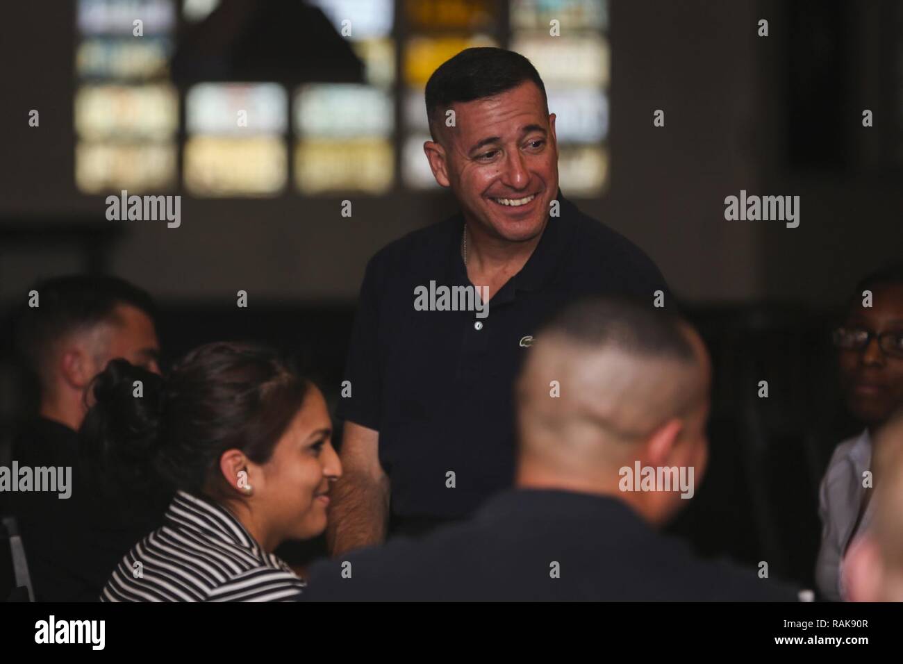 U.S. Marine Corps Sgt. Maj. Anthony A. Spadaro, senior enlisted leader ...