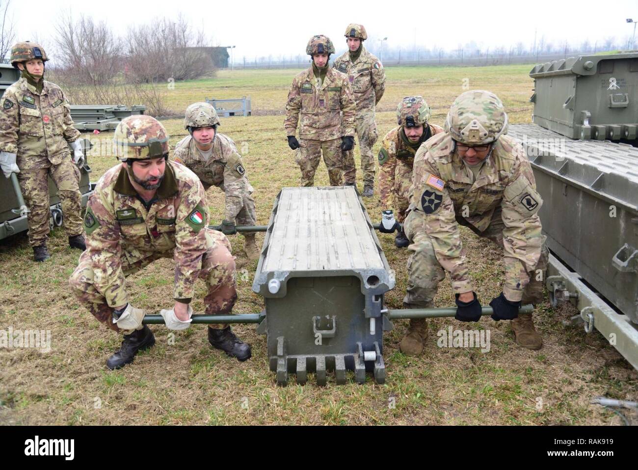 U.S. Army Paratroopers assigned to the 173rd Airborne Brigade, 54th ...