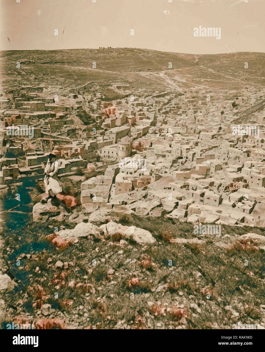 East of the Jordan and Dead Sea, Es-Salt (Ramoth Gilead) 1900, Jordan ...