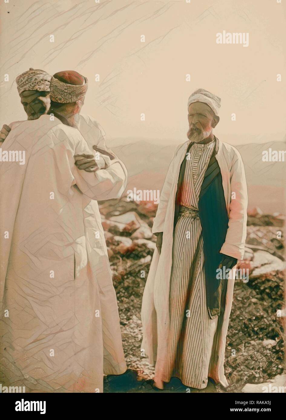 The Samaritan Passover on Mt. Gerizim Salutation near view 1900, West ...
