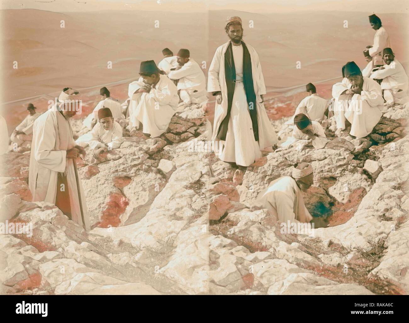 The Samaritan Passover on Mt. Gerizim At Abraham's altar, the Samaritan ...