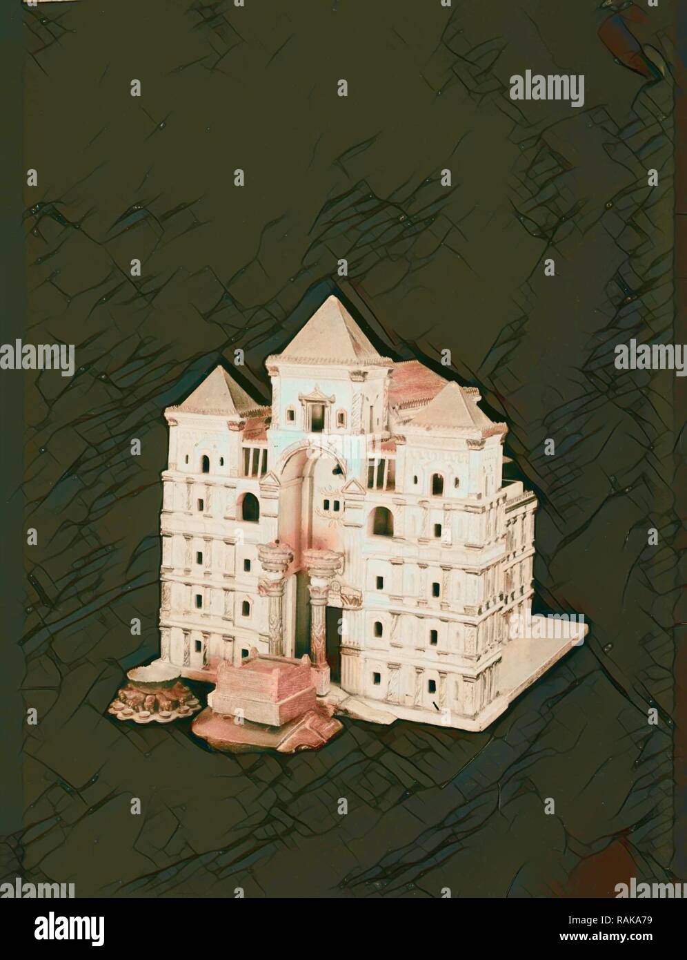 Dr. Shick's models. Solomon's Temple 1900, Israel. Reimagined by Gibon ...