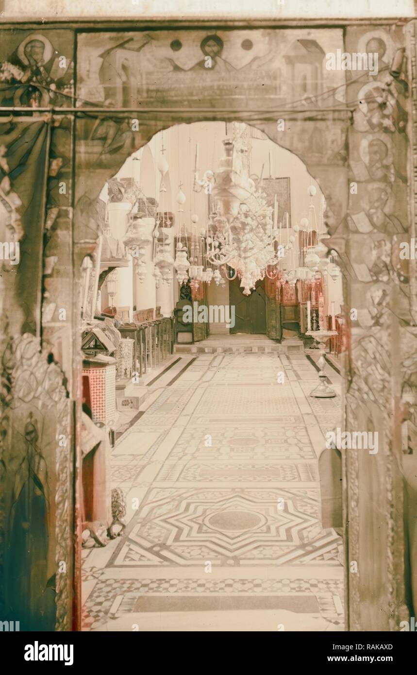 To Sinai via the Red Sea, Tor, and Wady Hebran. Interior of the church ...