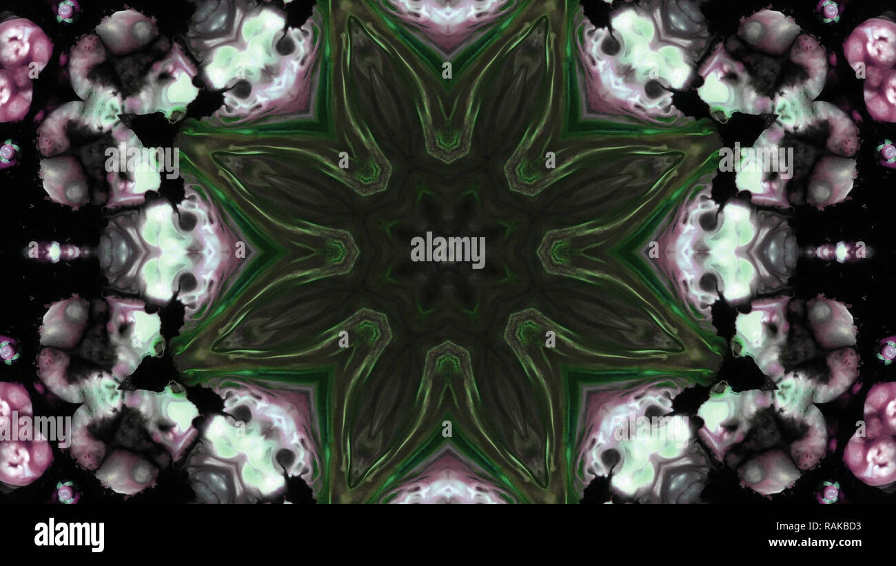 Abstract Paint Brush Ink Explode Spread Smooth Concept Symmetric ...