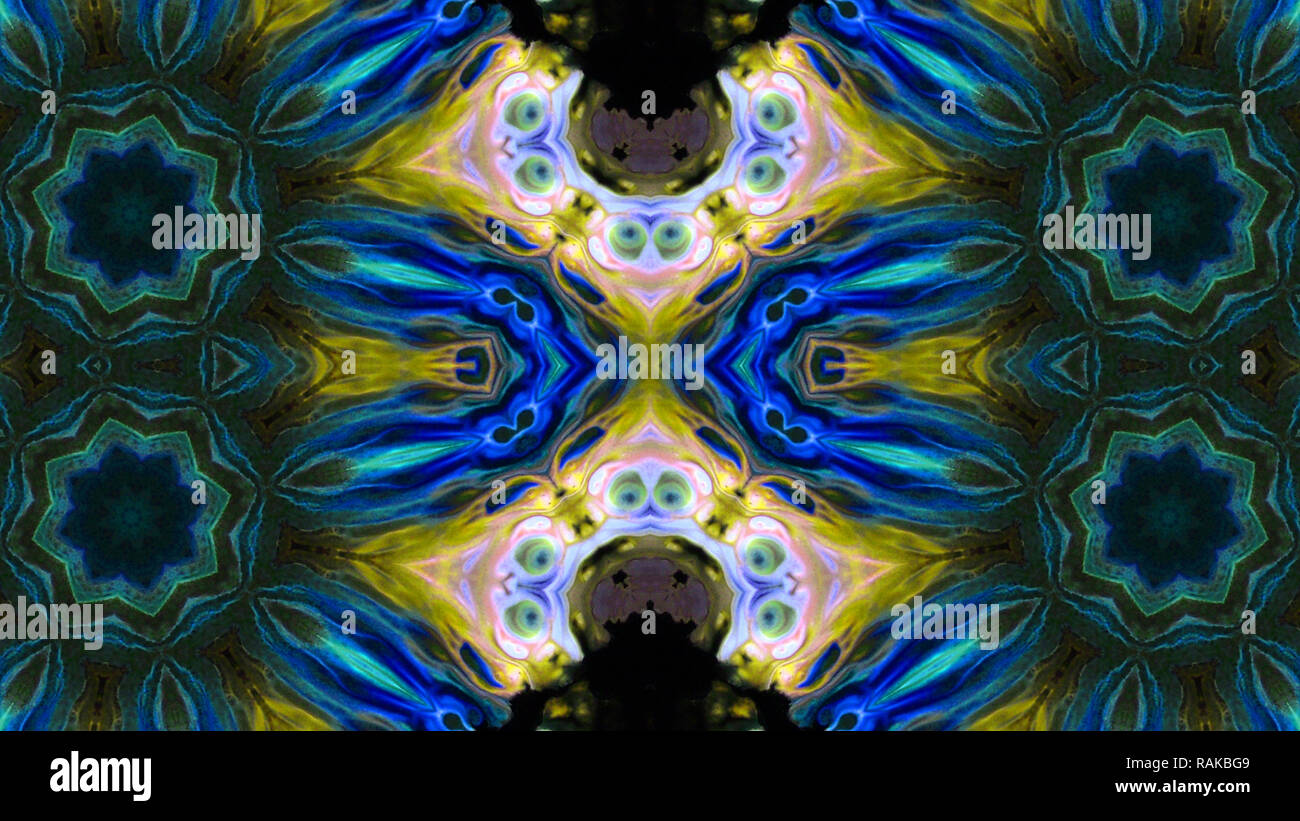 Abstract Paint Brush Ink Explode Spread Smooth Concept Symmetric ...