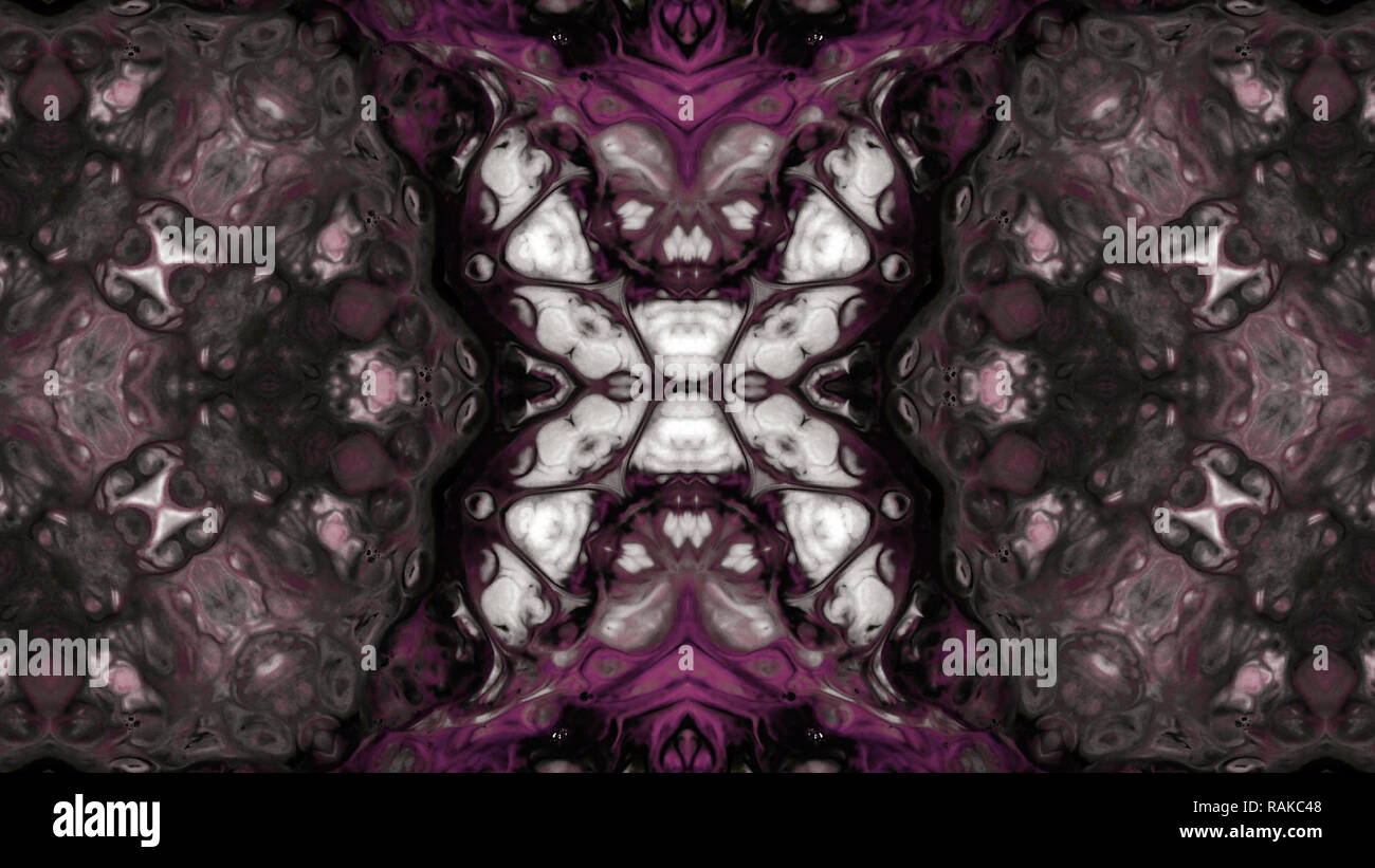 Abstract Paint Brush Ink Explode Spread Smooth Concept Symmetric ...