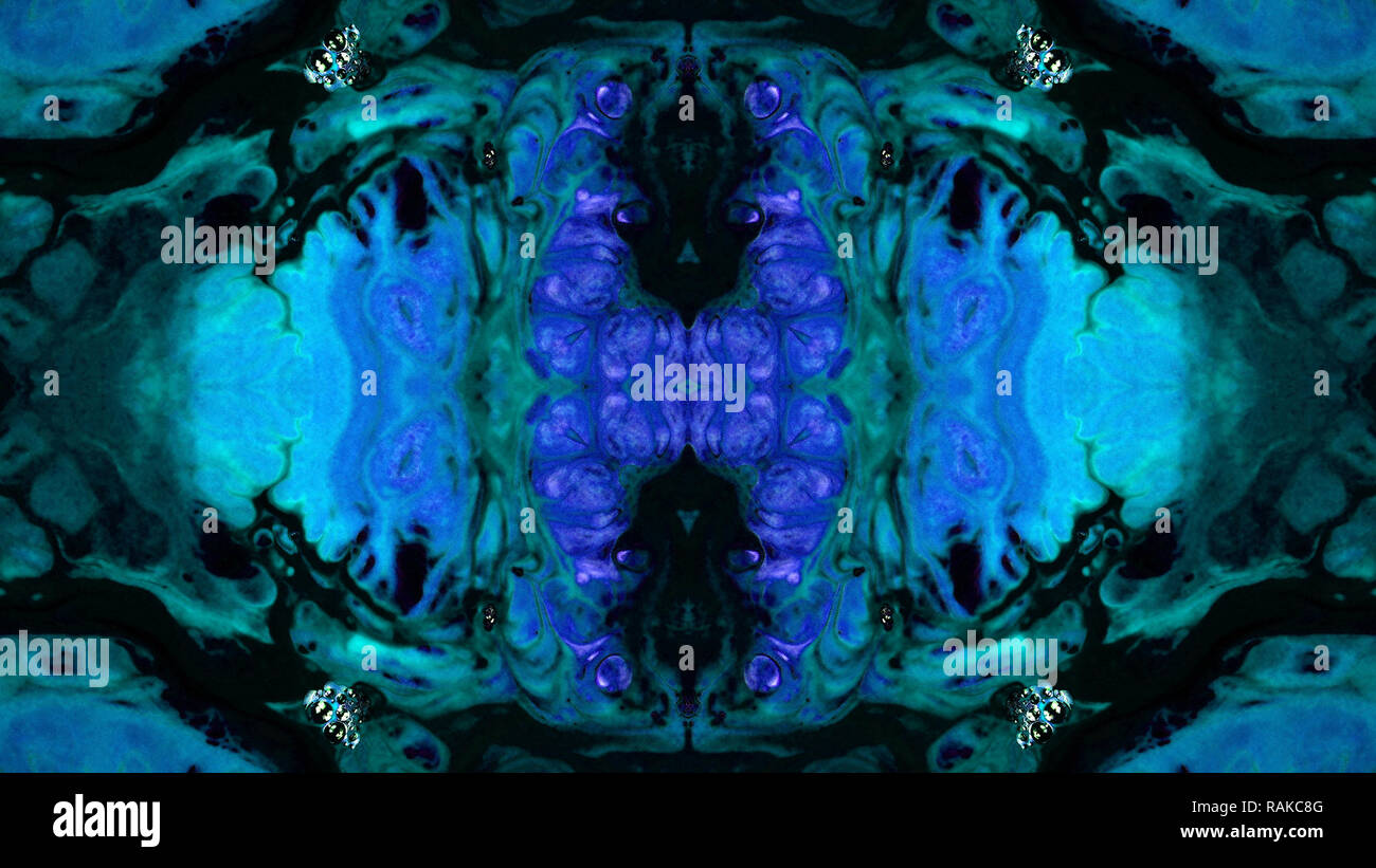 Abstract Paint Brush Ink Explode Spread Smooth Concept Symmetric ...