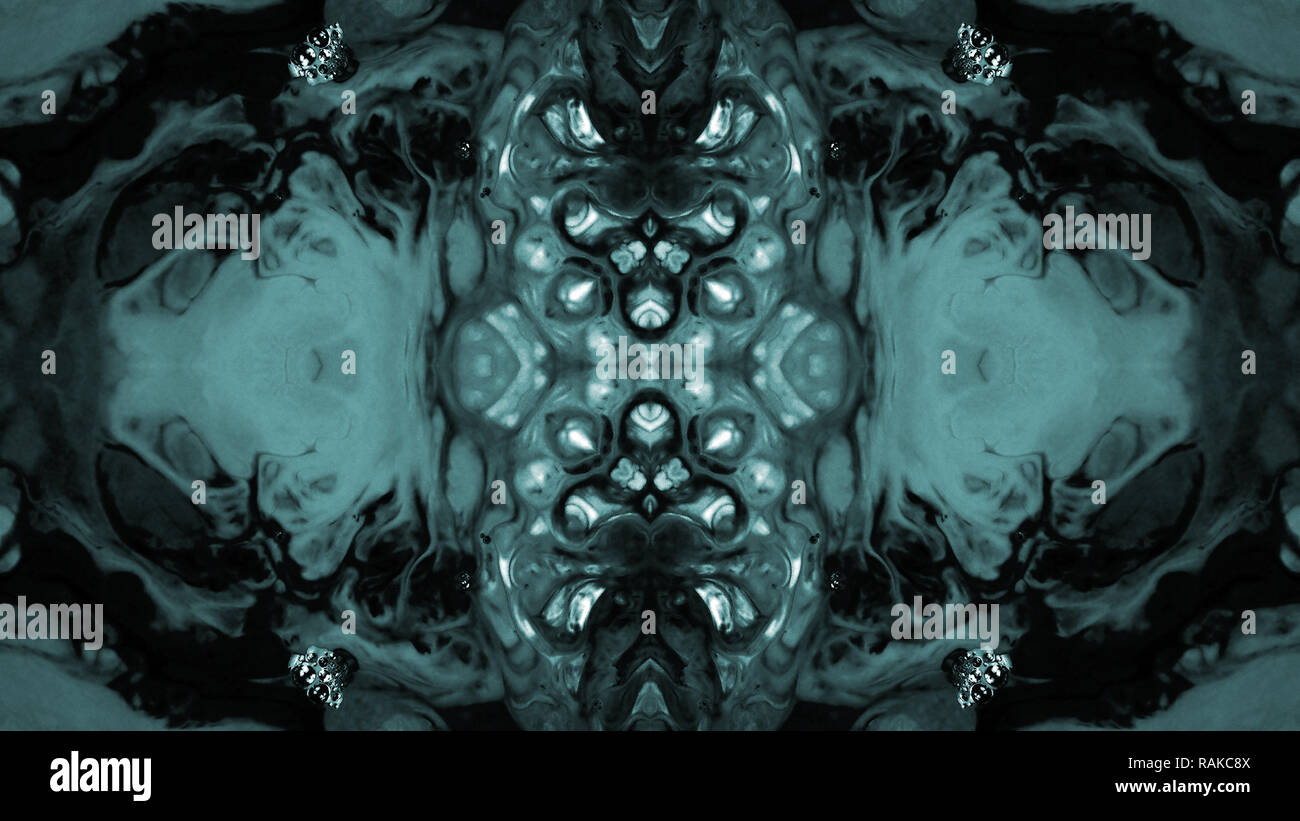 Abstract Paint Brush Ink Explode Spread Smooth Concept Symmetric ...