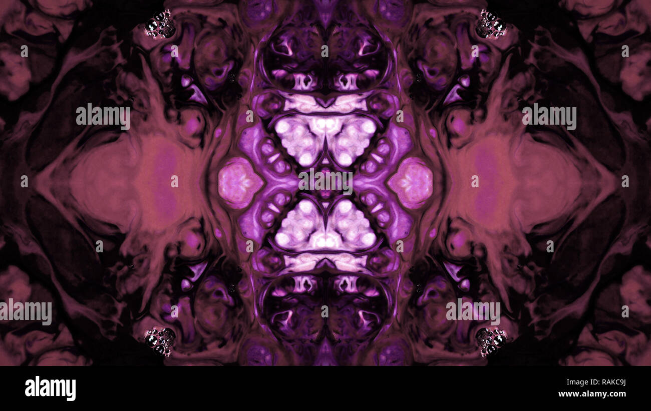 Abstract Paint Brush Ink Explode Spread Smooth Concept Symmetric ...