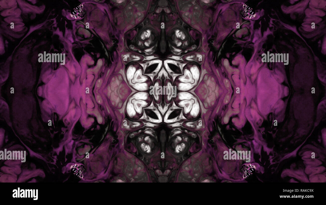 Abstract Paint Brush Ink Explode Spread Smooth Concept Symmetric ...