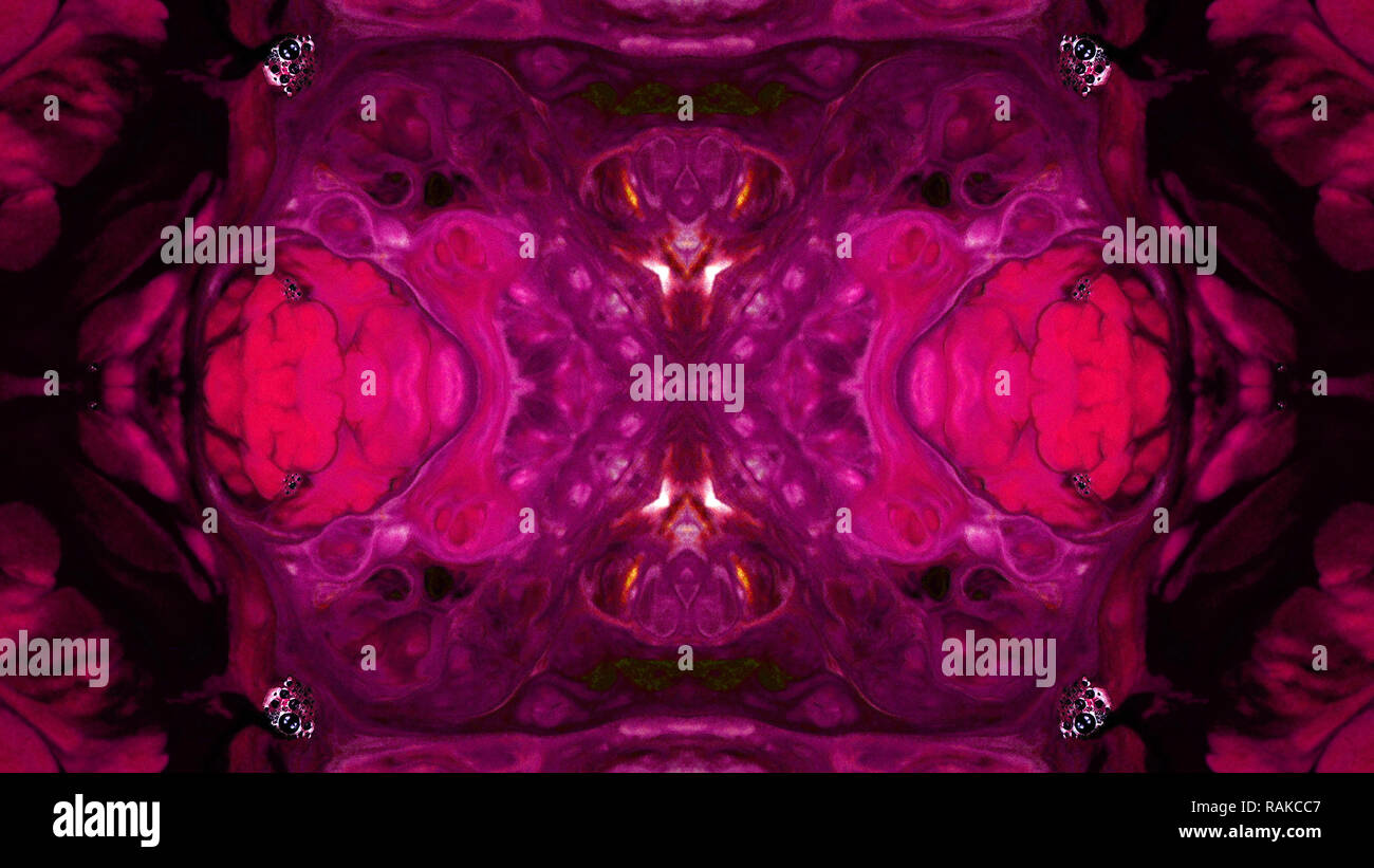 Abstract Paint Brush Ink Explode Spread Smooth Concept Symmetric ...