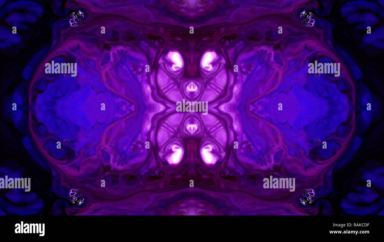 Abstract Paint Brush Ink Explode Spread Smooth Concept Symmetric ...