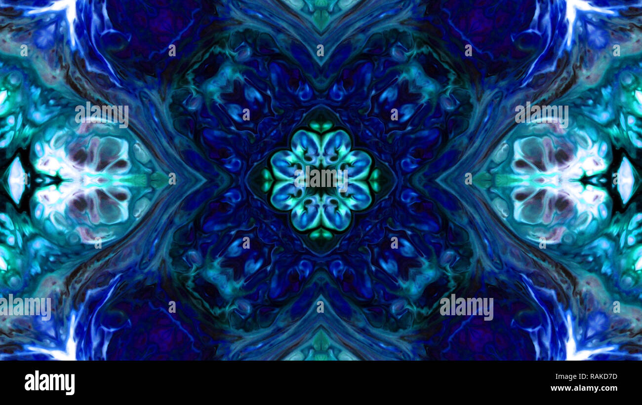 Abstract Paint Brush Ink Explode Spread Smooth Concept Symmetric ...