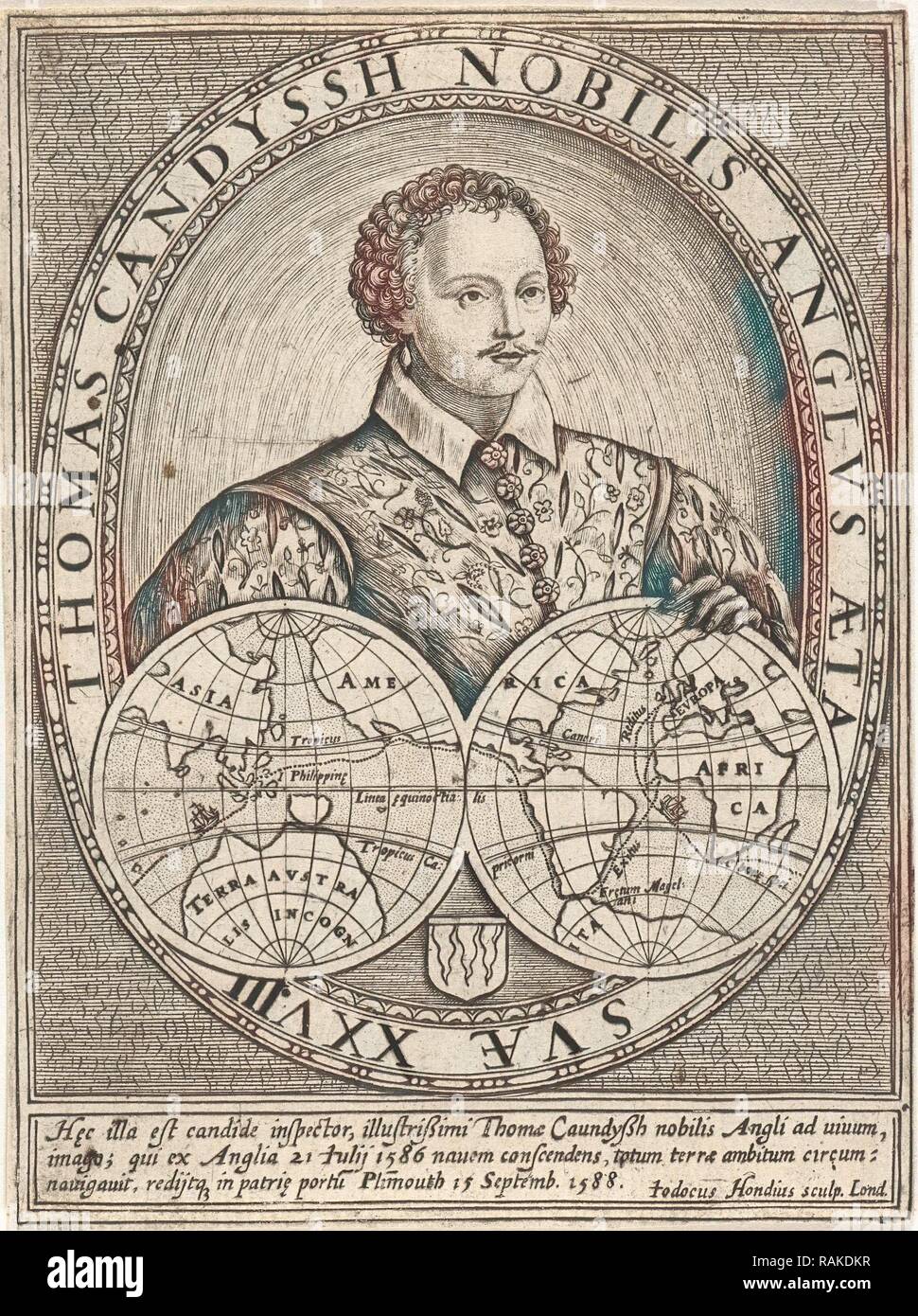 Portrait of Thomas Cavendish, Jodocus Hondius I, c. 1595 - 1597 ...