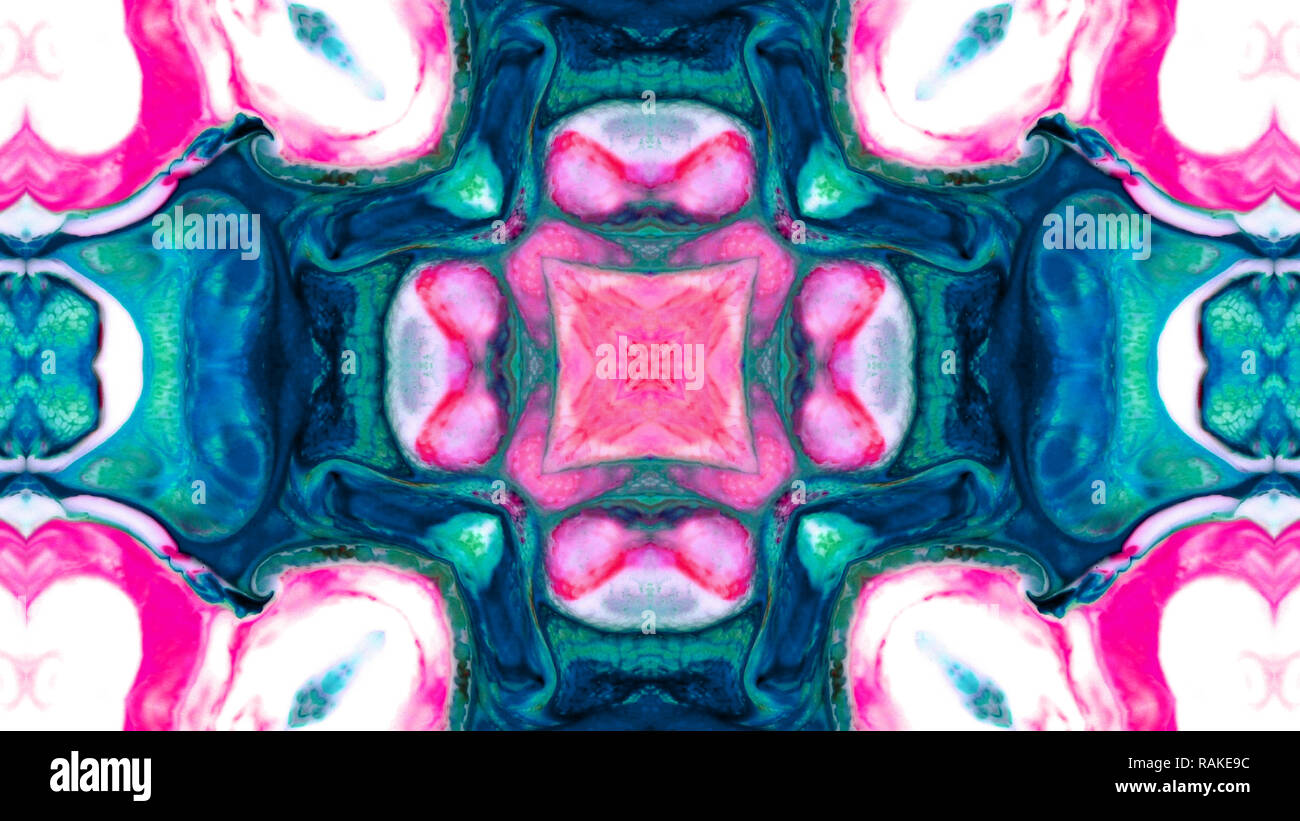 Abstract Paint Brush Ink Explode Spread Smooth Concept Symmetric ...