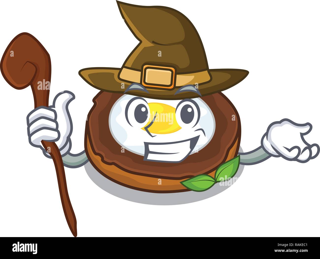 Witch egg scotch on character wood boards Stock Vector Image & Art - Alamy