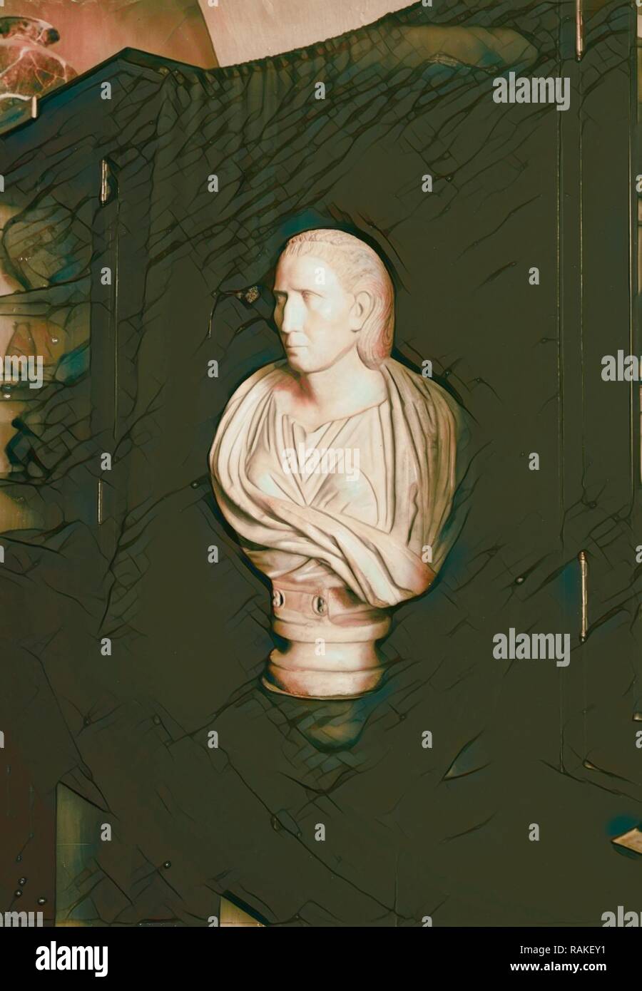 Palestine Government Museum. Statue of a 3rd century Syrian princess ...