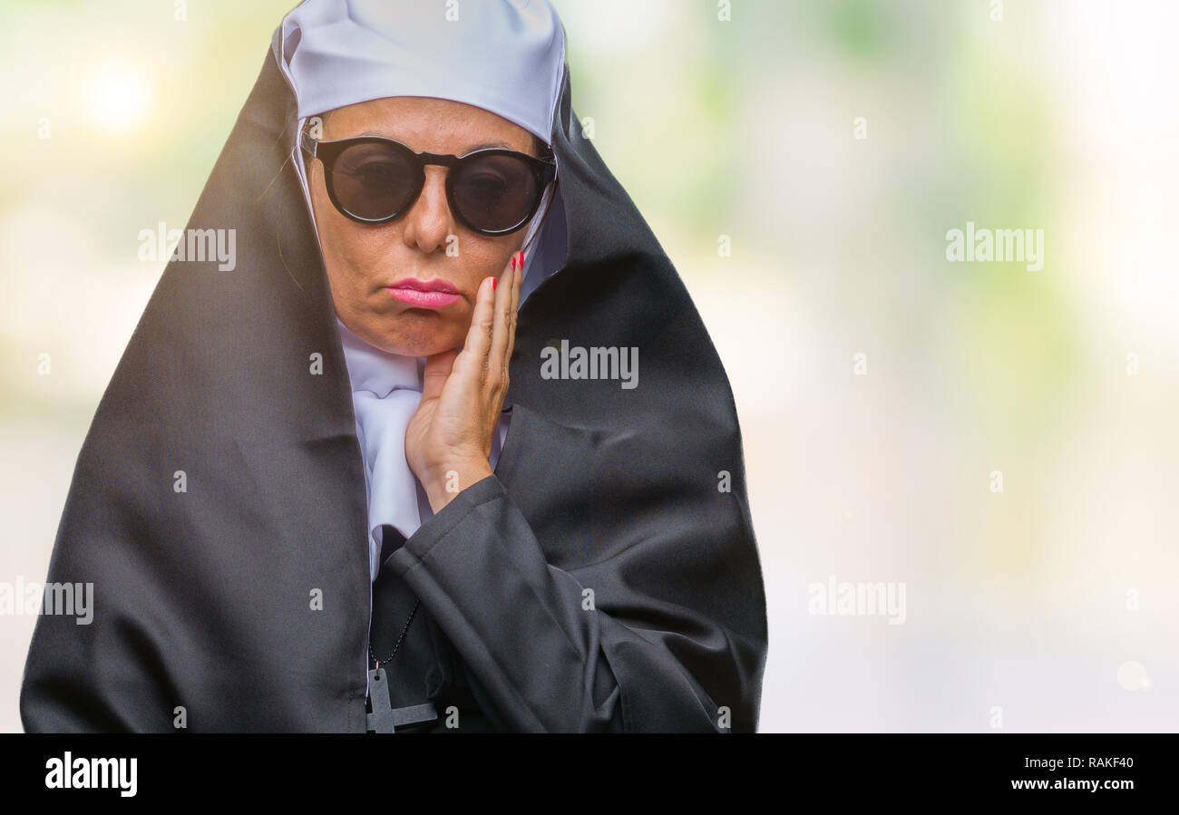 Portrait sad nun hi-res stock photography and images - Alamy