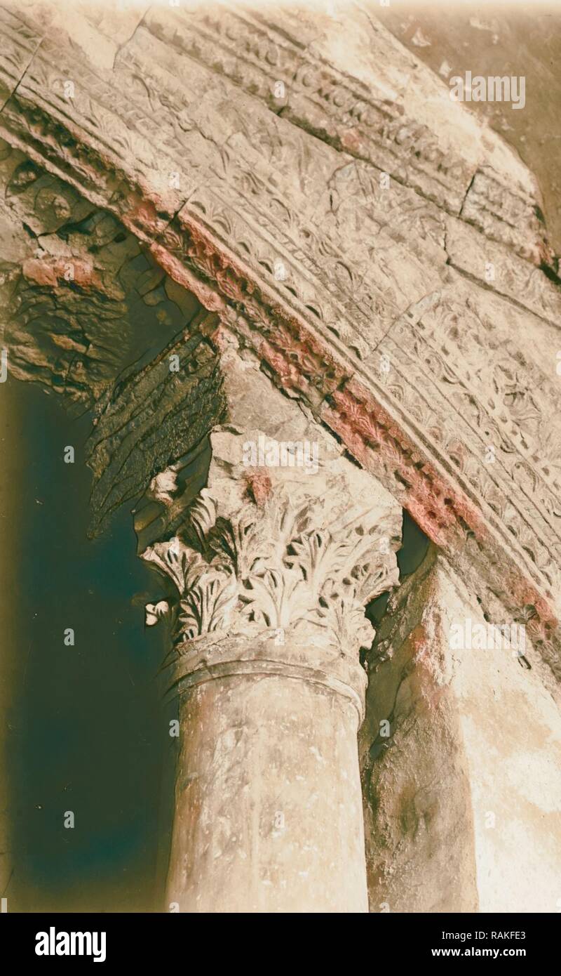 The Temple area The Double Gate Ancient entrance showing details of ...