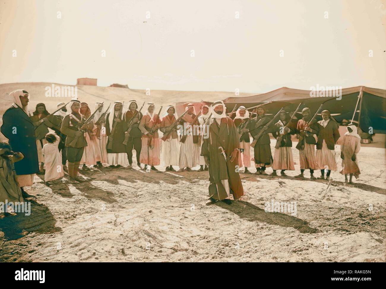 El-Azrak & Wadi Sirhan in the Arabian desert. Druze political refugees ...