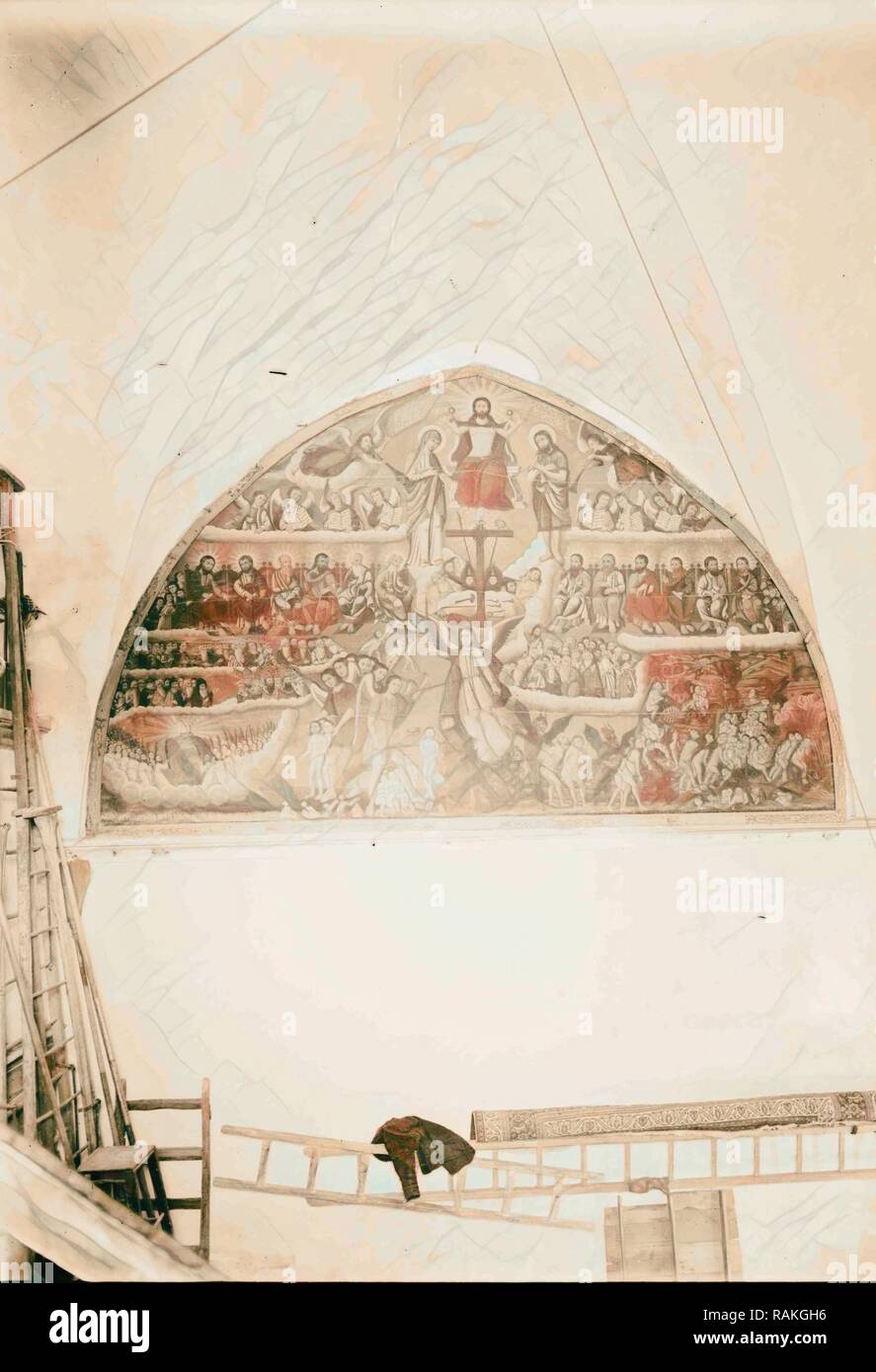 Various subjects of archaeological interest Medieval painting of the ...
