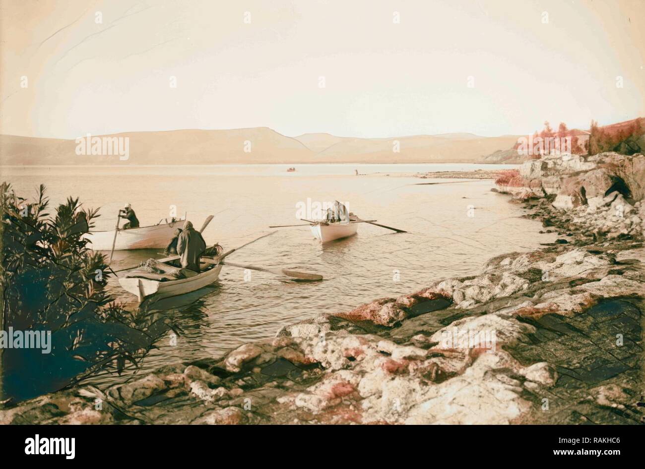 the Sea of Galilee and its fishermen still 'toiling with their nets ...