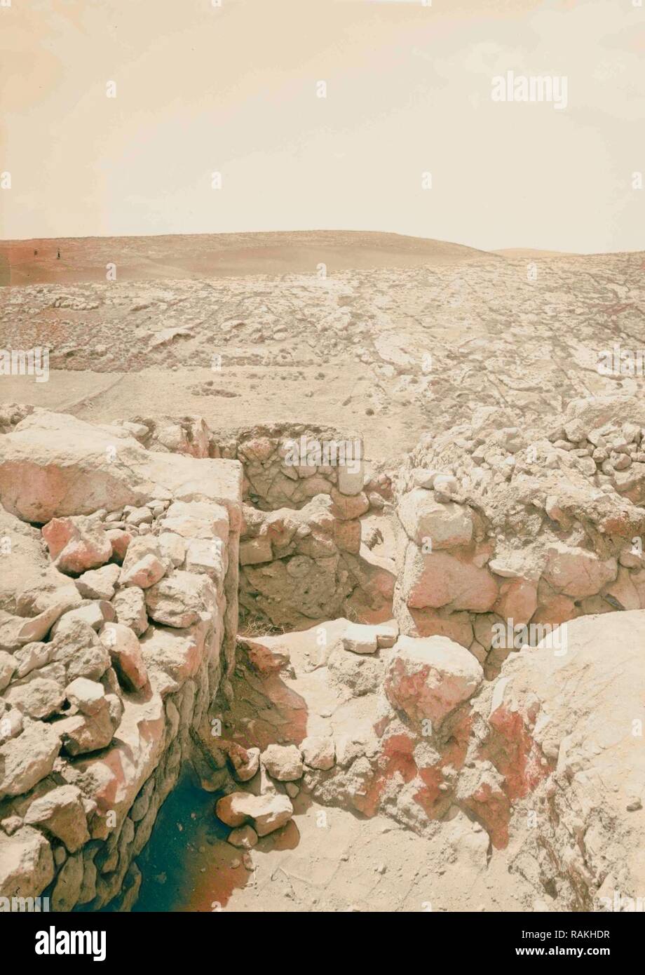 Excavations at Tell Beit Mirsim (Kirjath-Sepher) 1926. West gate ...