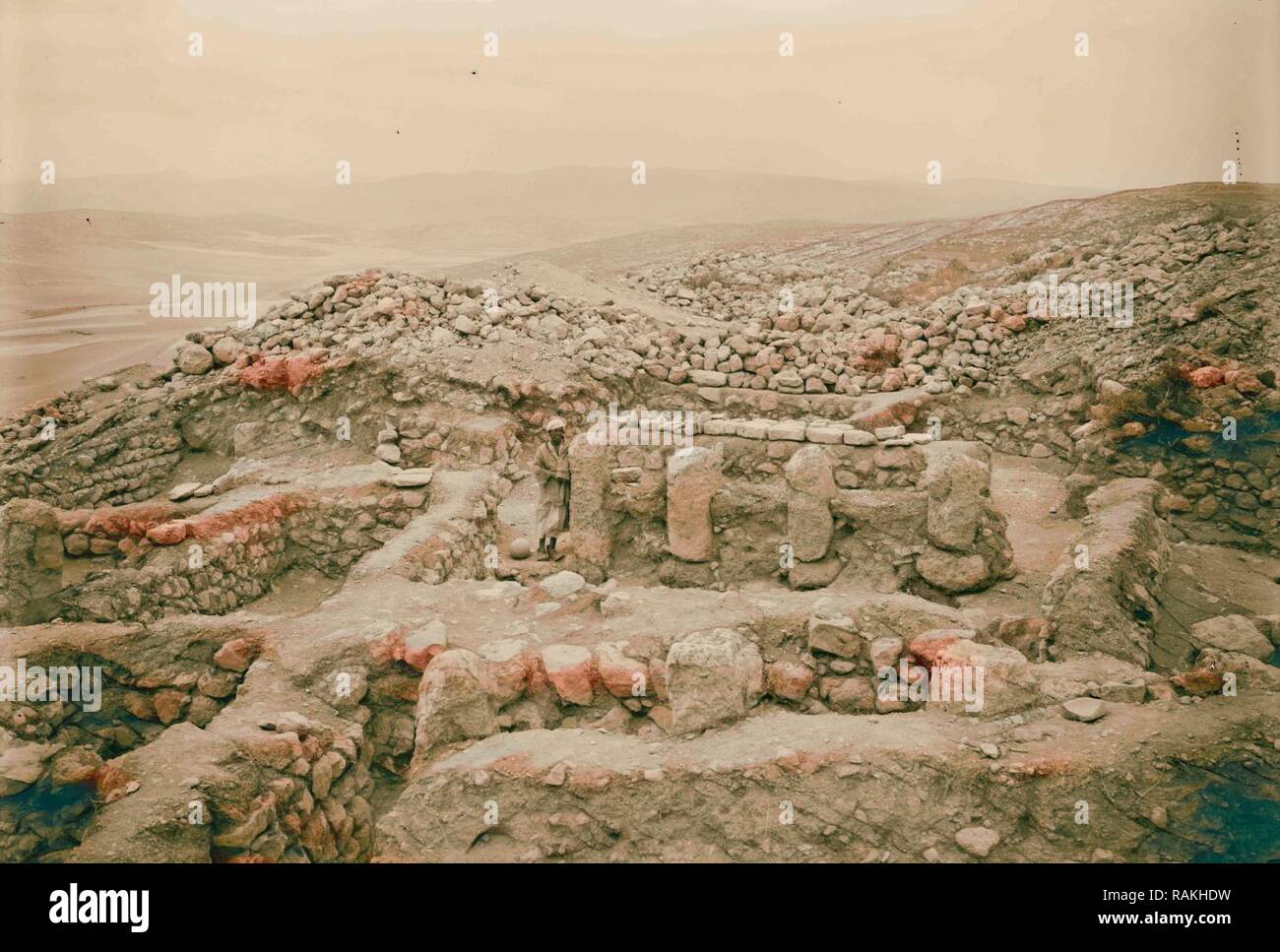 Excavations at Tell Beit Mirsim (Kirjath-Sepher) 1926. East shrine of ...