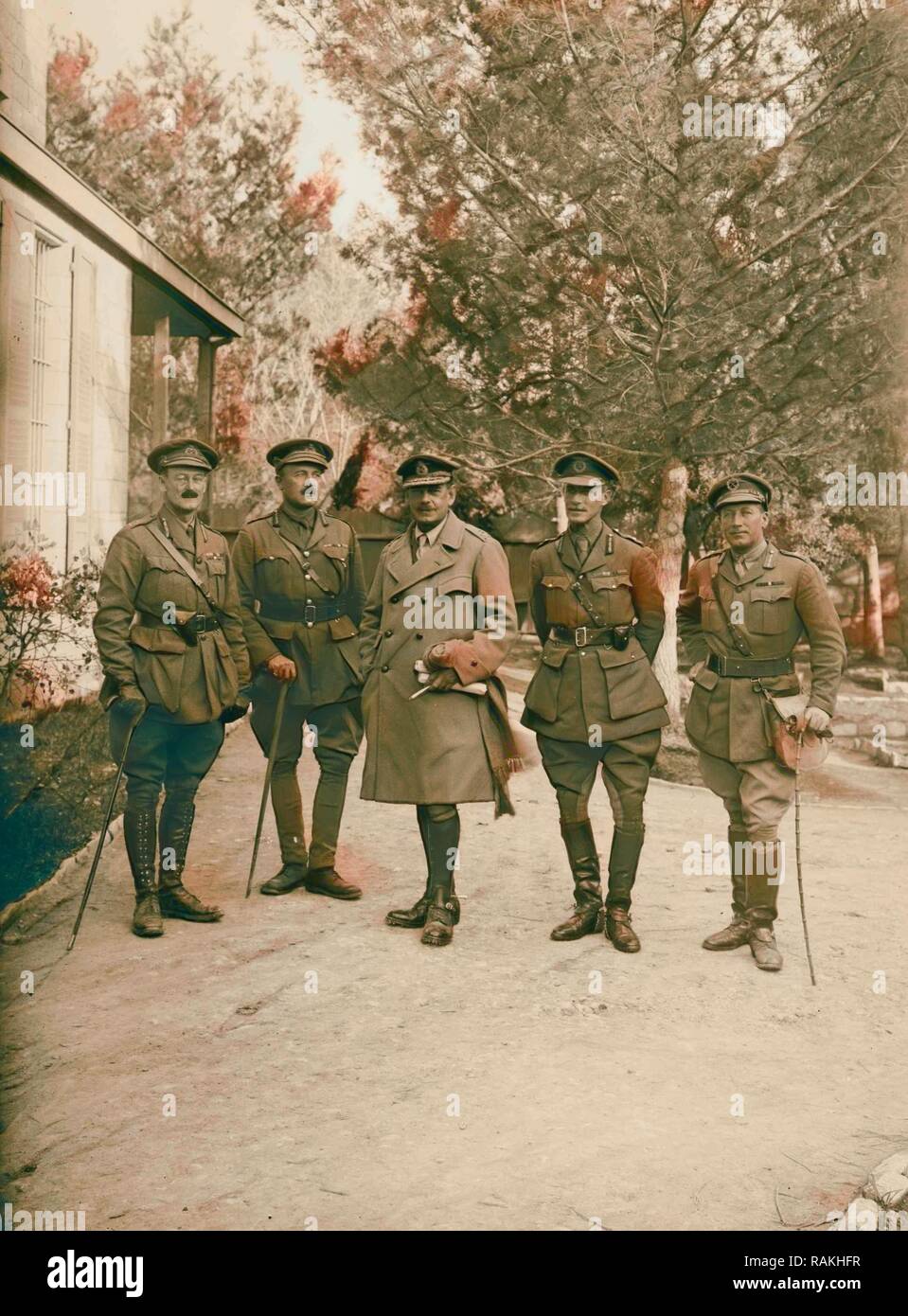 The surrender of Jerusalem to the British December 9th, 1917. British ...