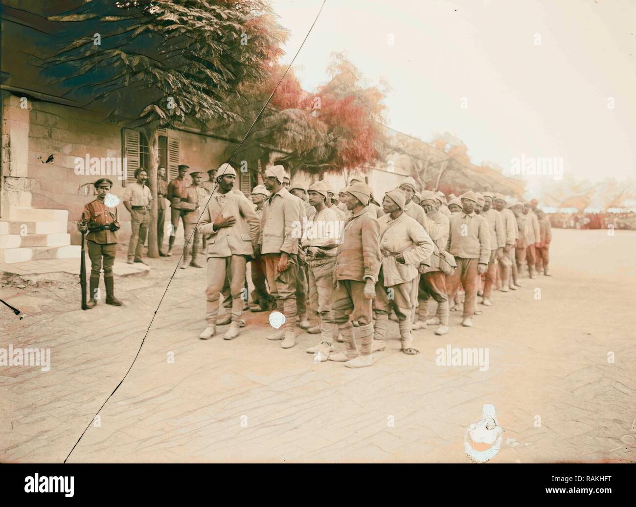 The surrender of Jerusalem to the British December 9th, 1917. Turkish ...