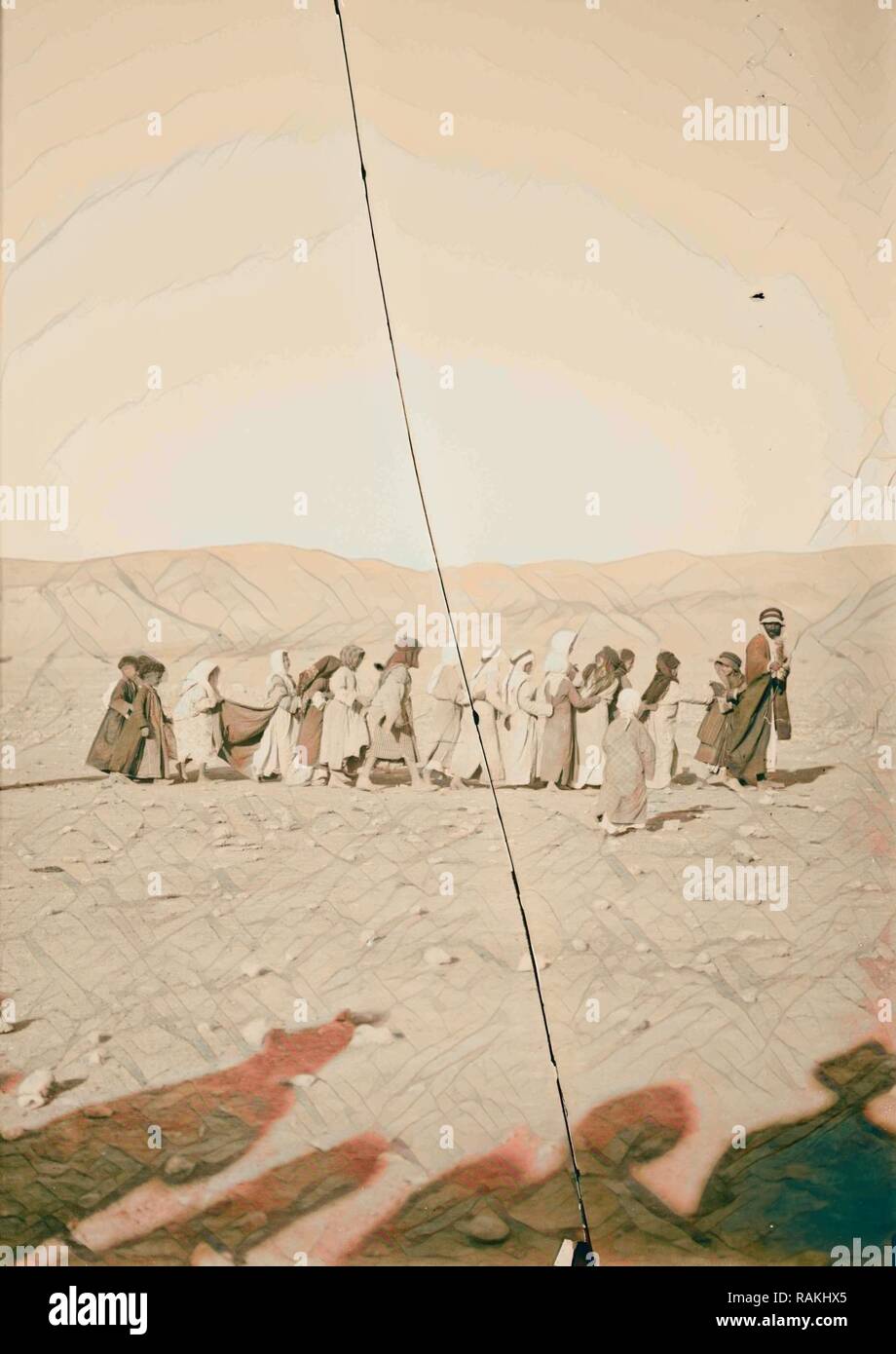 Bedouin 'playing wolf and sheep' 1898, The Bedouin are nomadic Arab ...