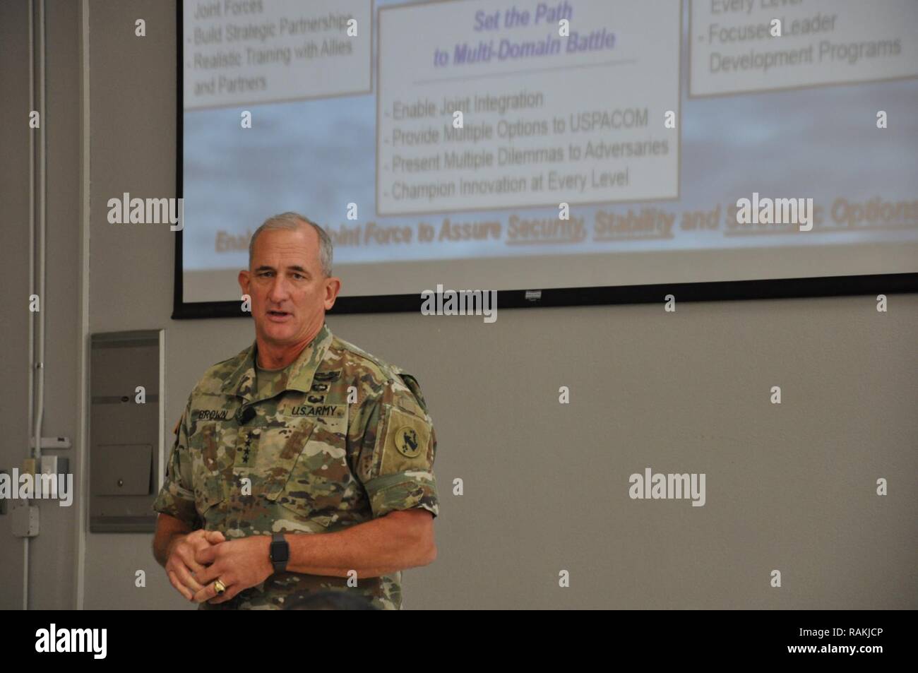 Gen. Robert B. Brown, Commanding General, U.S. Army Pacific (USARPAC ...
