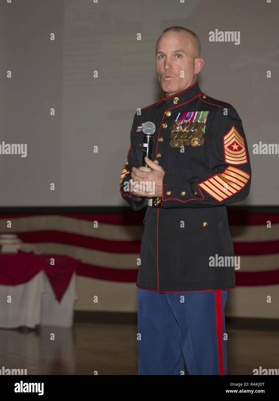 U.S. Marine Corps Sgt. Maj. Bradley A. Kasal, sergeant major, I Marine ...