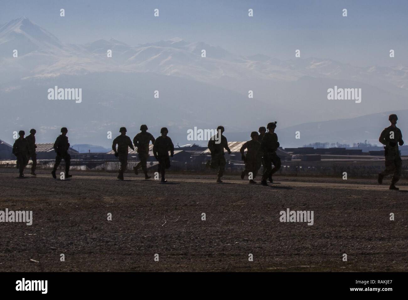 U.S. Army and Portuguese Soldiers, assigned to Multinational Battle ...