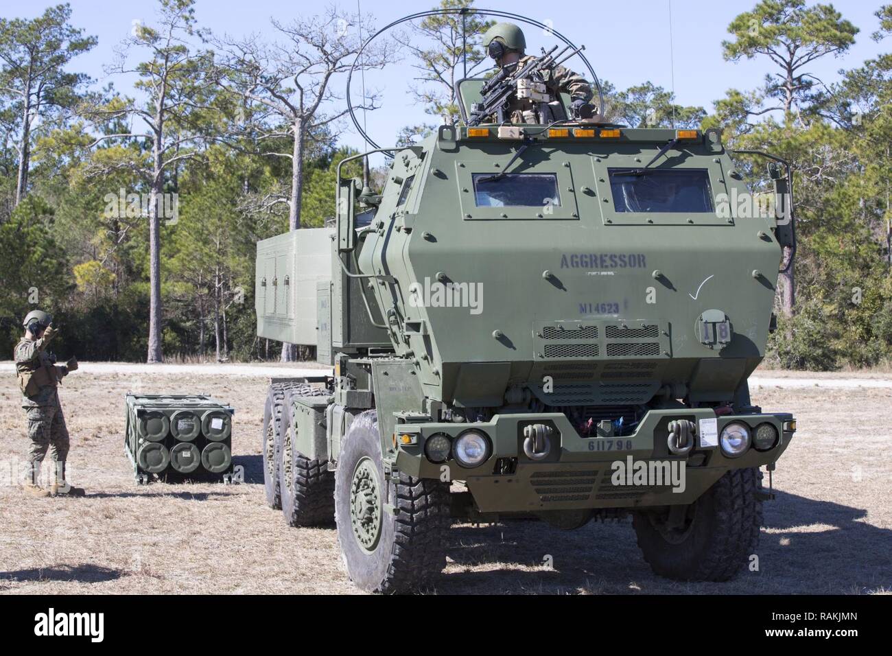 U.S. Marines with Battery F, 3rd Battalion, 14th Marine Regiment, 4th ...
