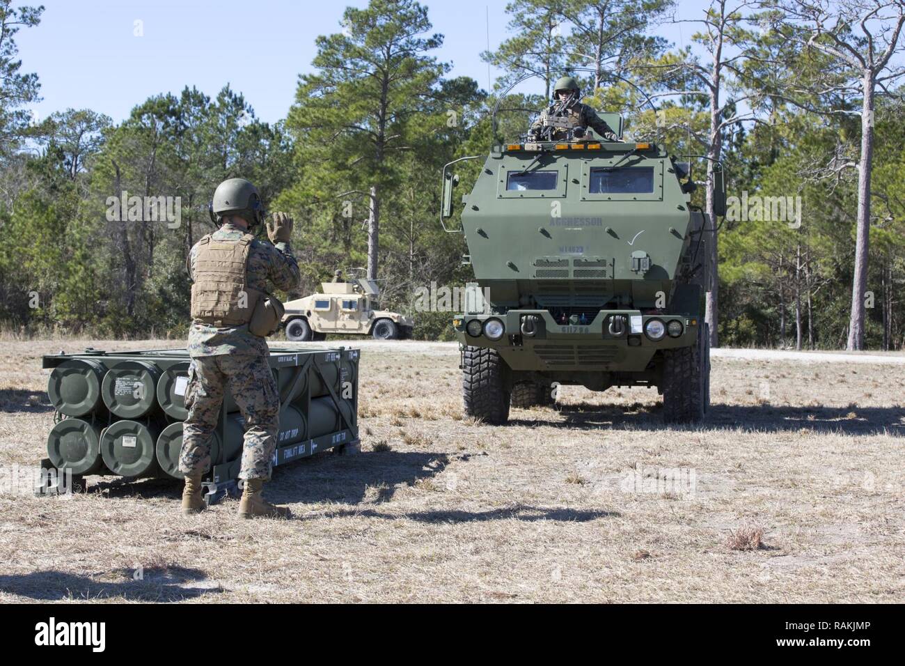 U.S. Marines with Battery F, 3rd Battalion, 14th Marine Regiment, 4th ...