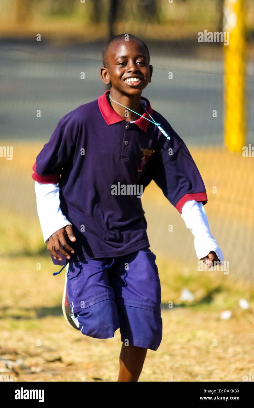 Pretoria, South Africa - August 26 2009: Diverse African Primary School ...