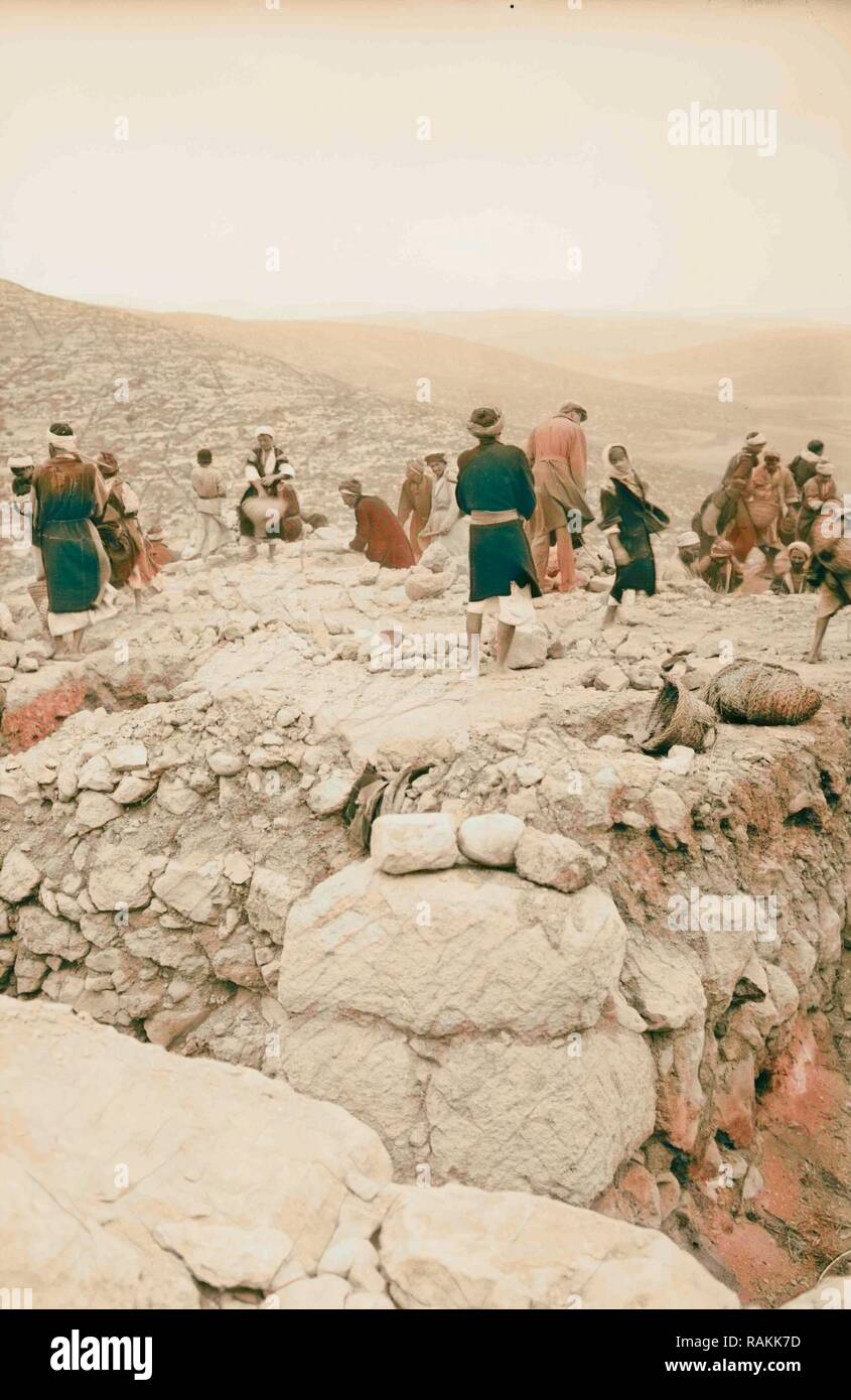 Tell Beit Mirsim. 1926, Israel, Debir (Extinct city). Reimagined by ...