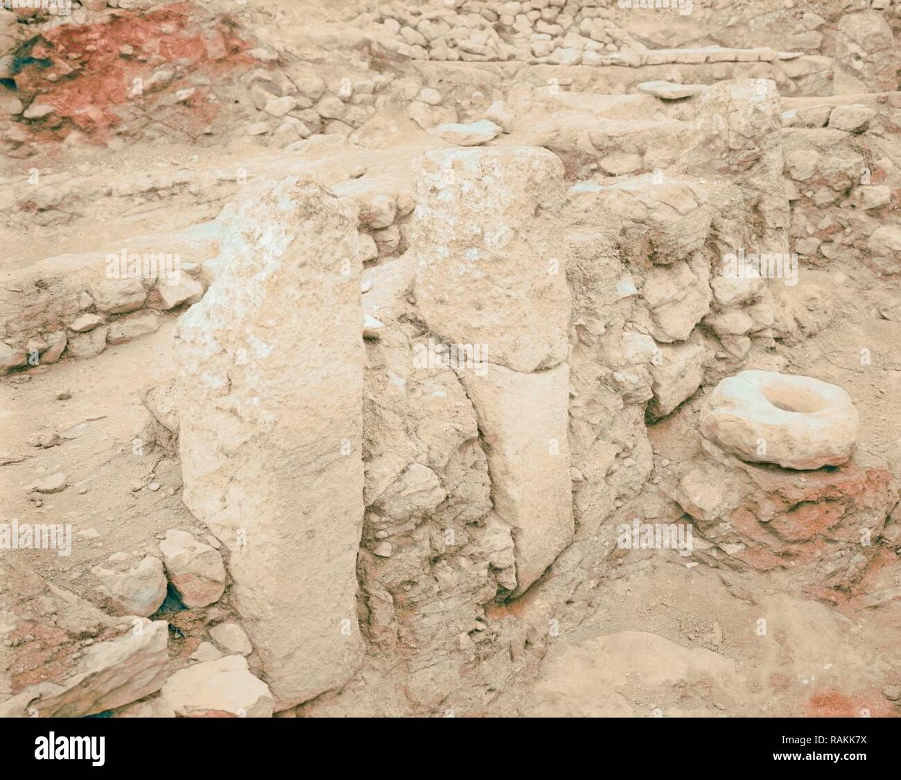 Tell Beit Mirsim. 1926, Israel, Debir (Extinct city). Reimagined by ...