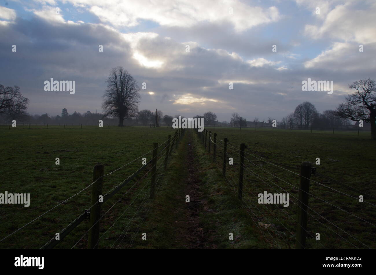 The Macmillan Way. Long-distance trail. Wiltshire. England. UK Stock ...