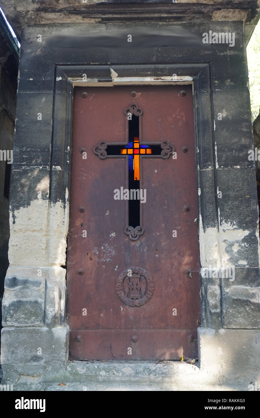 Black death cross door hi-res stock photography and images - Alamy