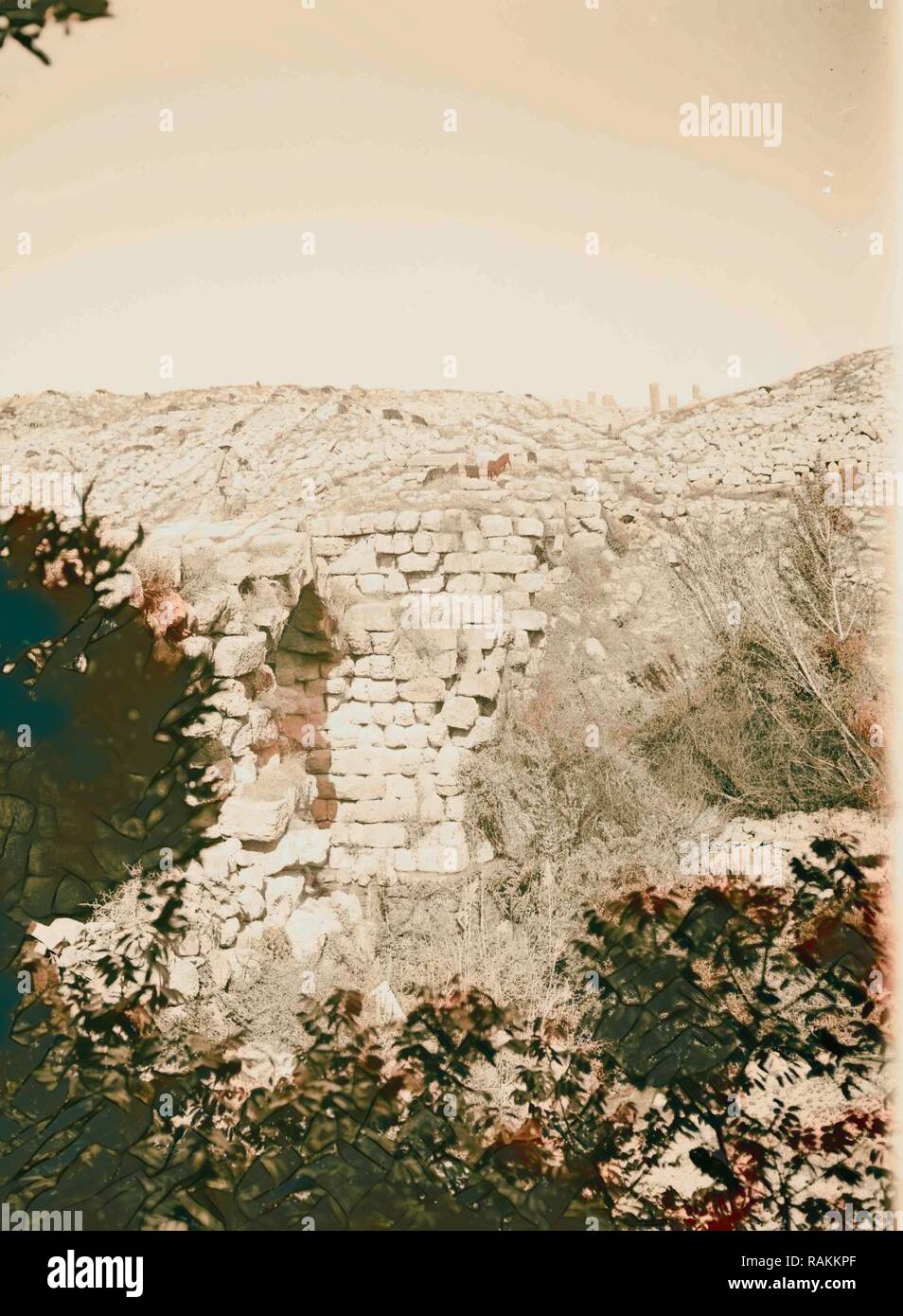 Bridge, Jerash. 1898, Jordan, Gerasa (Extinct city). Reimagined by ...